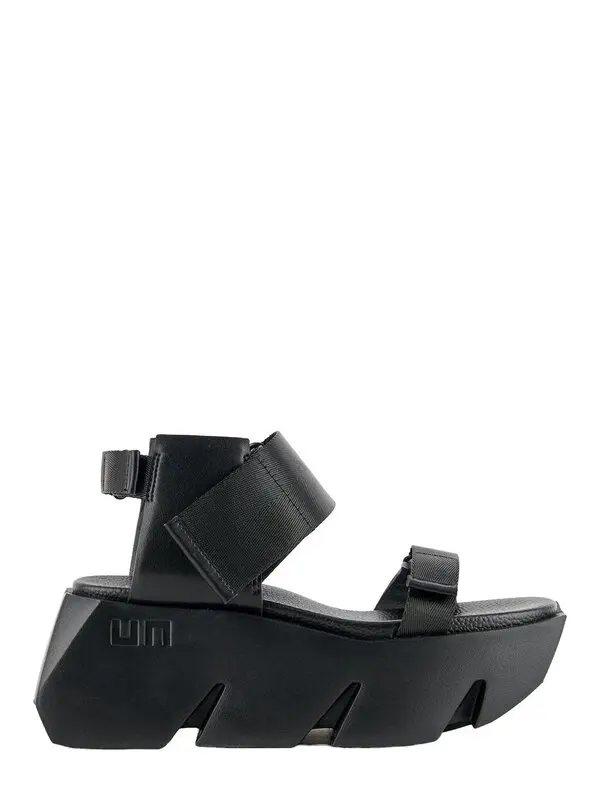 United Nude Bull Run Flatform Sandals - Black
