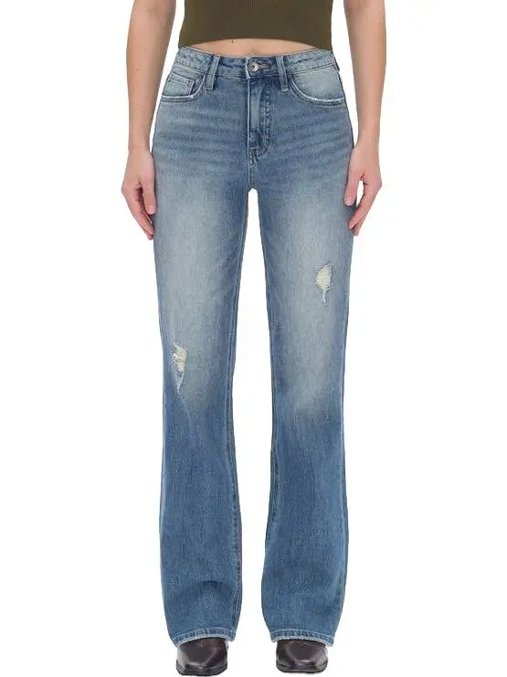 BAYEAS High-rise Bootcut Jeans - Retro