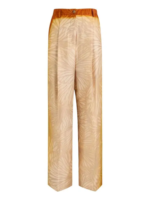 Dries Van Noten Porter Printed Silk Trousers - Multicoloured 1