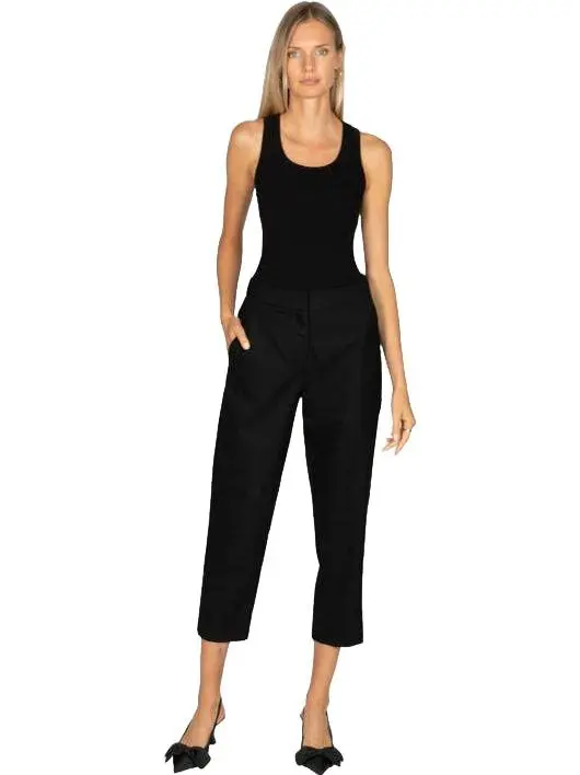 SECRET PON-PON Nikita Cigarette Trousers - Black