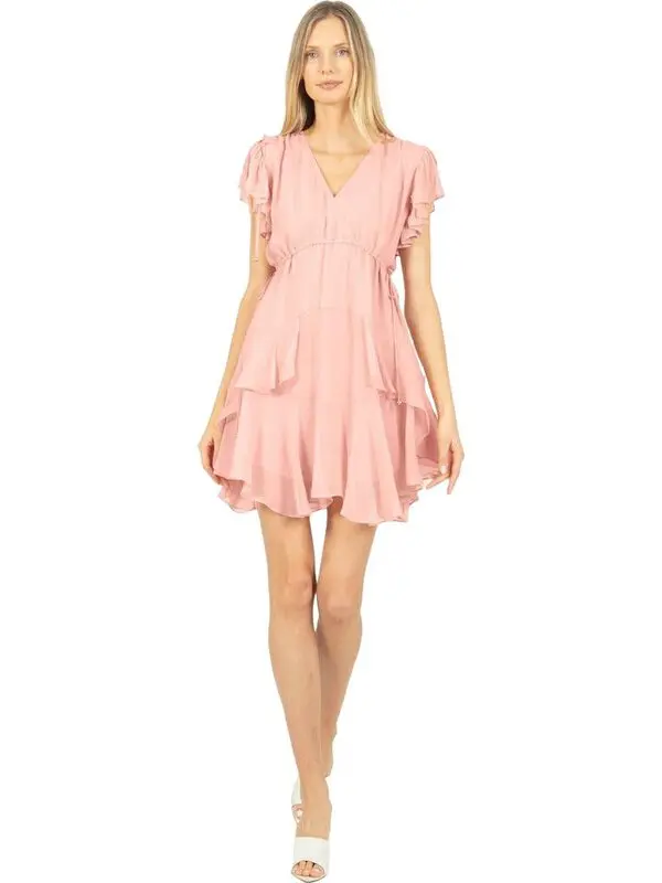 SECRET PON-PON Thea Dress - Peach