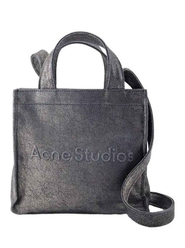 Acne Studios Mini Lunar Shopper Bag - Silver