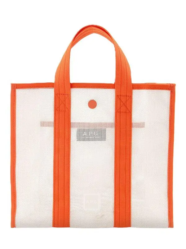 A.p.c. Louise Small Shopper Bag - Orange