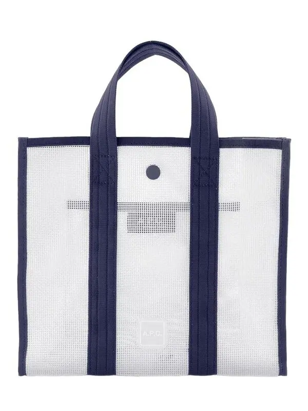 A.p.c. Louise Small Shopper Bag - Blue