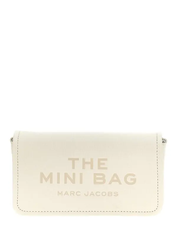 Marc Jacobs The Leather Mini Crossbody Bag - White