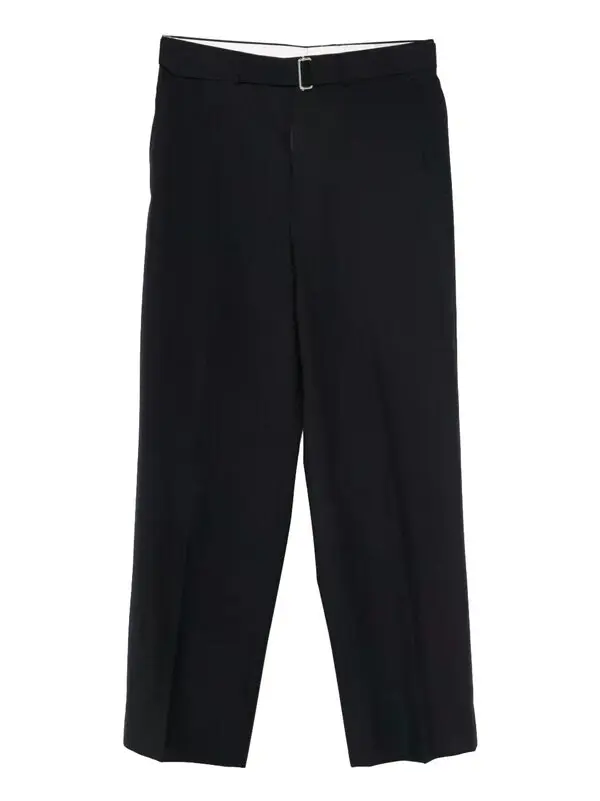 Officine Générale Wide-leg Trousers - Blue