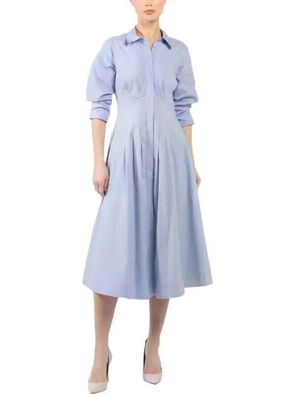 Simkhai Jazz Midi Shirt Dress - Blue