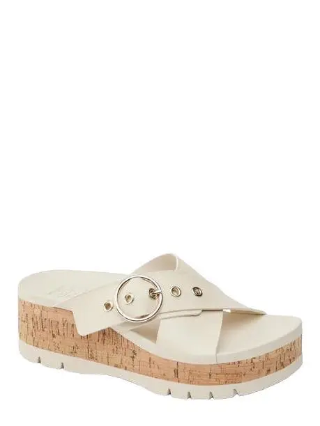 Reef Vista Higher Gia Platform Wedge Slide Sandal - Vintage Cork