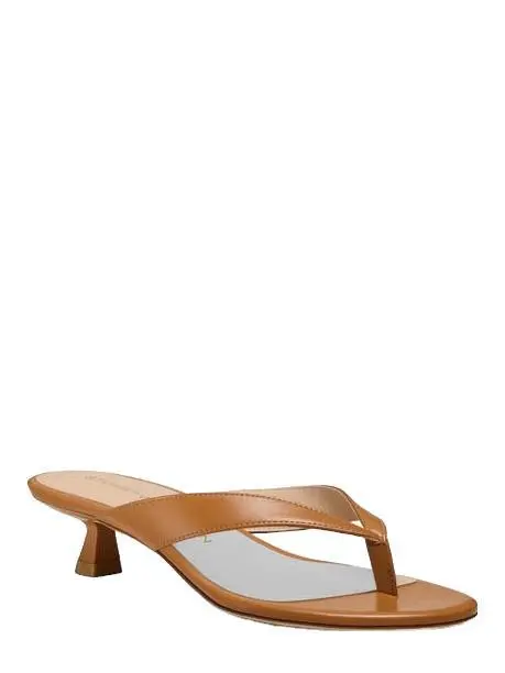 STUART WEITZMAN Rio Kitten Heel Sandal - Macchiato