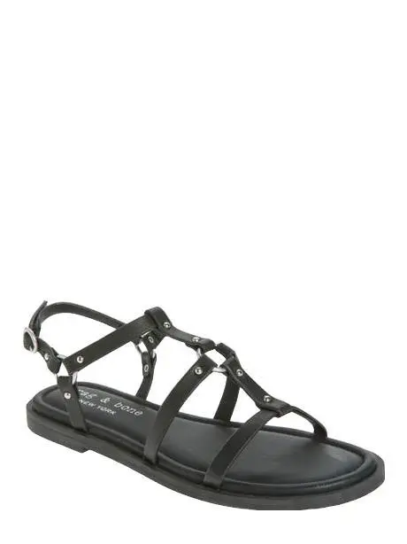 Rag & Bone Strappy Geo Sandal - Black