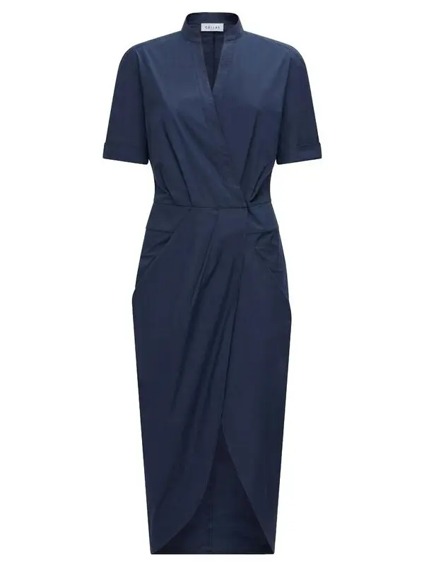 CALLAS MILANO Bali Wrap Shirtdress - Blue