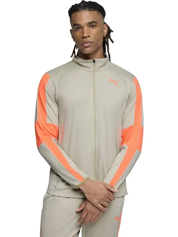 PUMA Train Favorite Zip-up Training Jacket - Beige