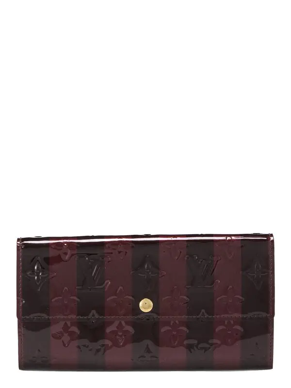 LOUIS VUITTON Amarante Monogram Vernis Rayures Sarah - Purple
