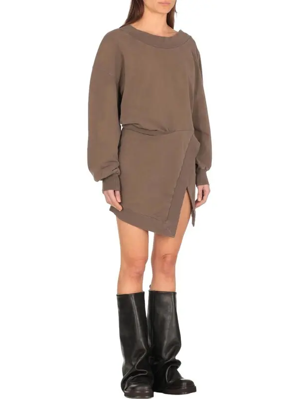 Attico Cotton Dress - Brown