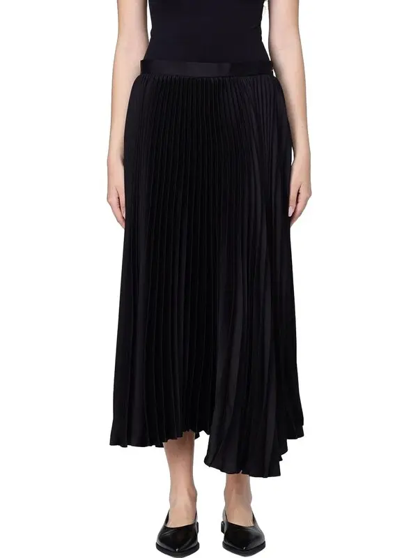 JIL SANDER Pleated Skirt - Black
