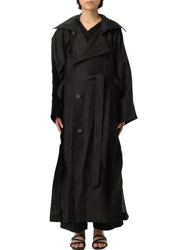 Issey Miyake Long Jacket - Black