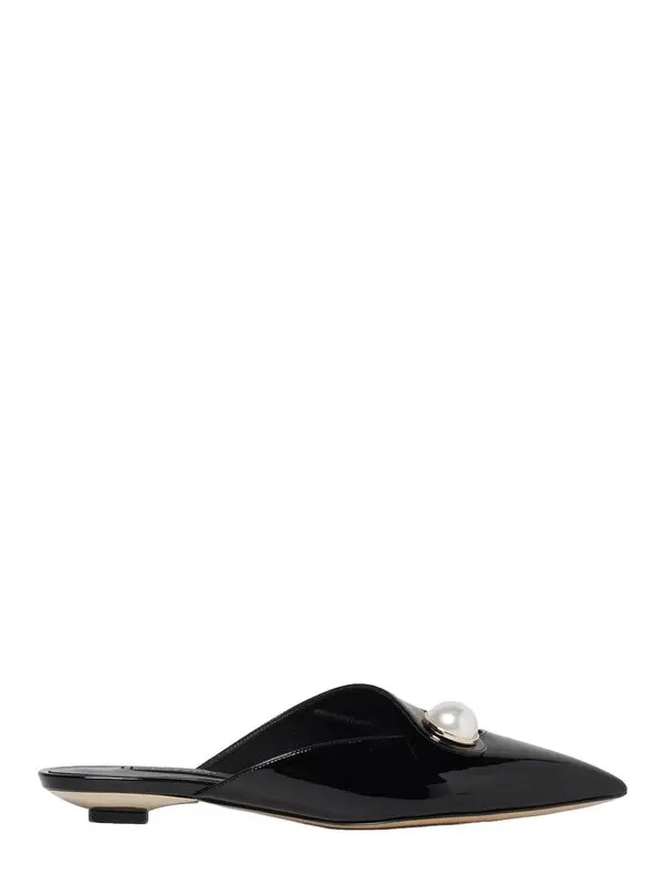Casadei Pointed Toe Mules - Black