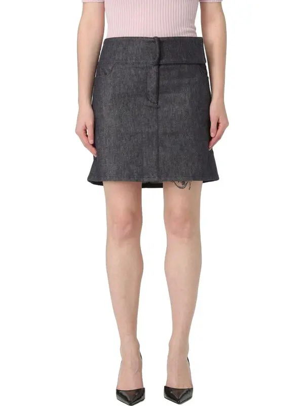 COURREGES A-line Mini Skirt - Grey