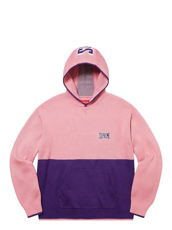 Supreme Hooded Sweater - Pink