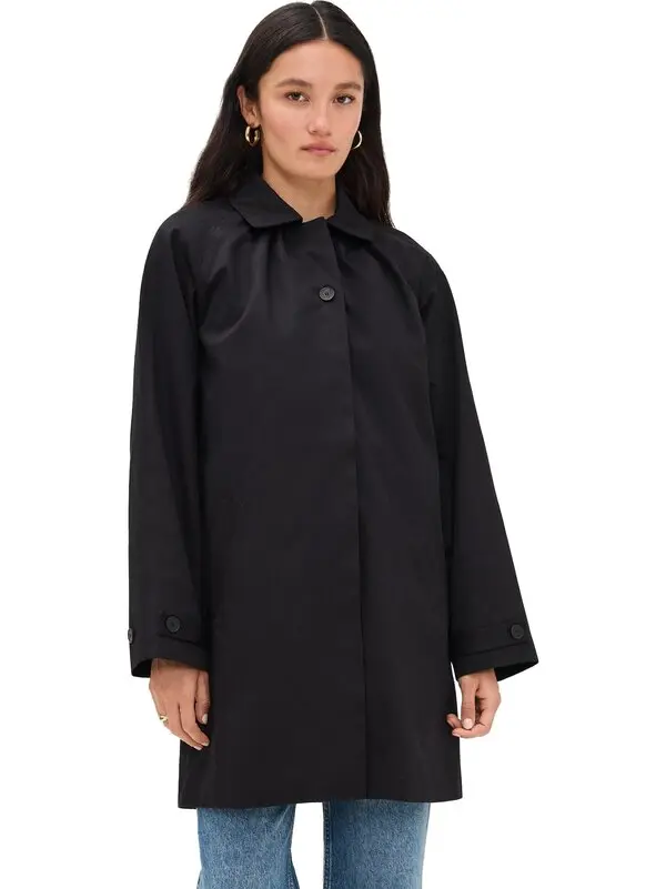 PEACHY DEN The Cheri Trench - Onyx