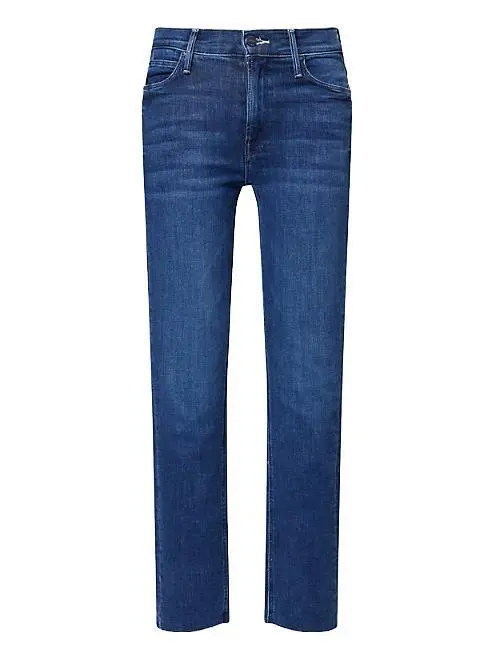 MOTHER The Dazzler Ankle Denim-blend Jeans - Fancy Meeting You Here