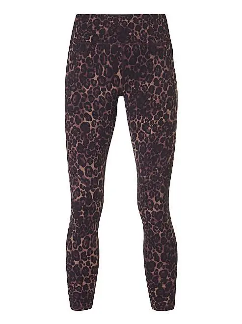 Sweaty Betty Power 7/8 Gym Leggings - Brwnwild Leopprint