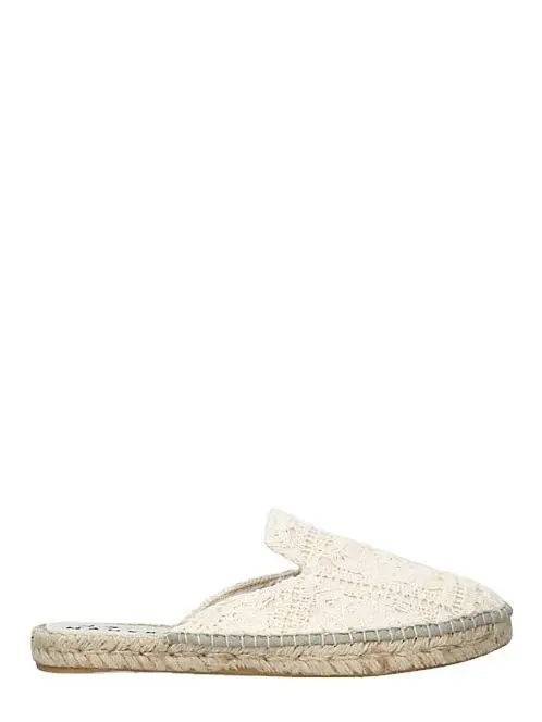 Manebí La Havana Crochet Espadrilles - Bone