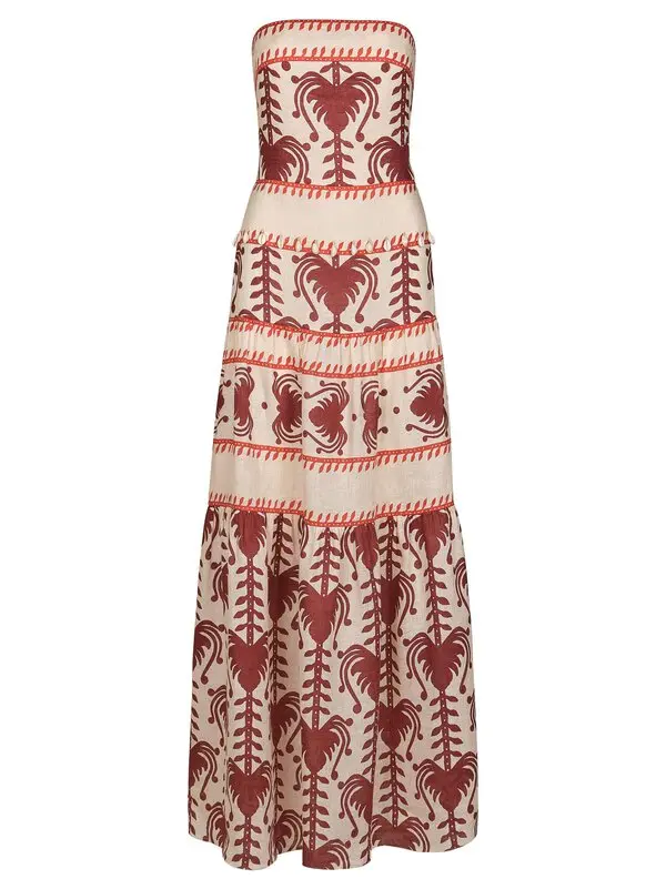 Johanna Ortiz Another Chance Printed Maxi Dress - Multi