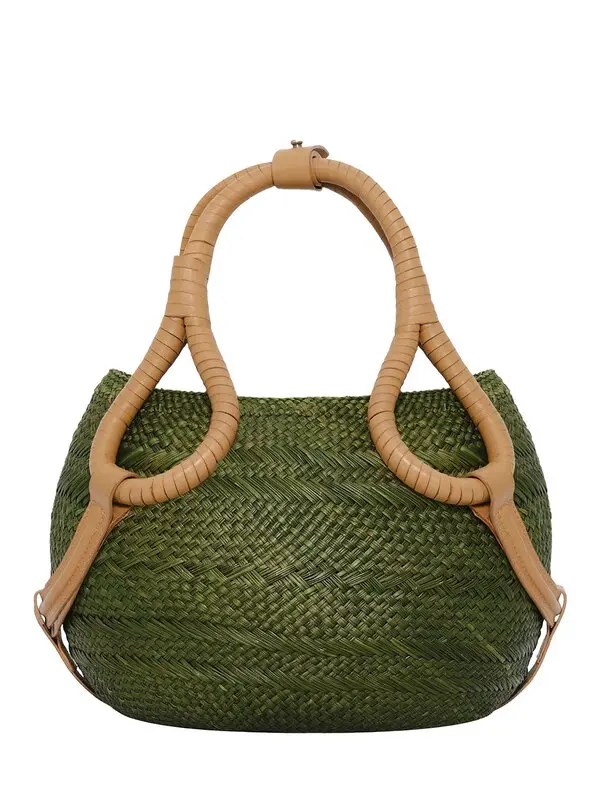 Johanna Ortiz Cannon Ball Mini Palm Tote - Green