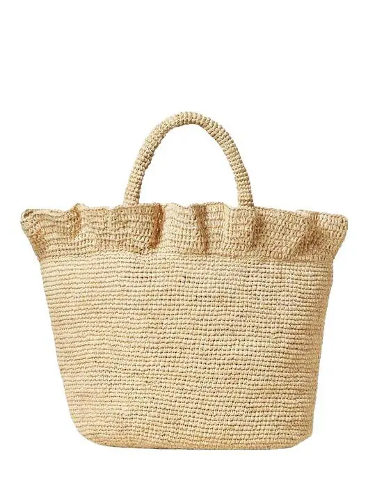 LOEFFLER RANDALL Cyrus Raffia Tote - Natural Raffia