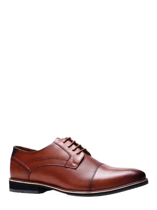 A. VEER New York Lace-up Derby - Tan Leather
