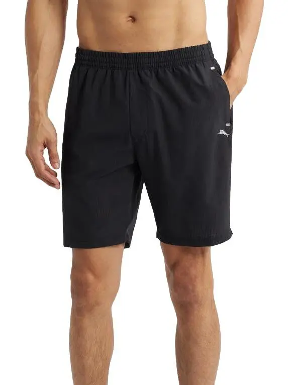 Tommy Bahama Huntington Bay 8" Swim Trunks - Black