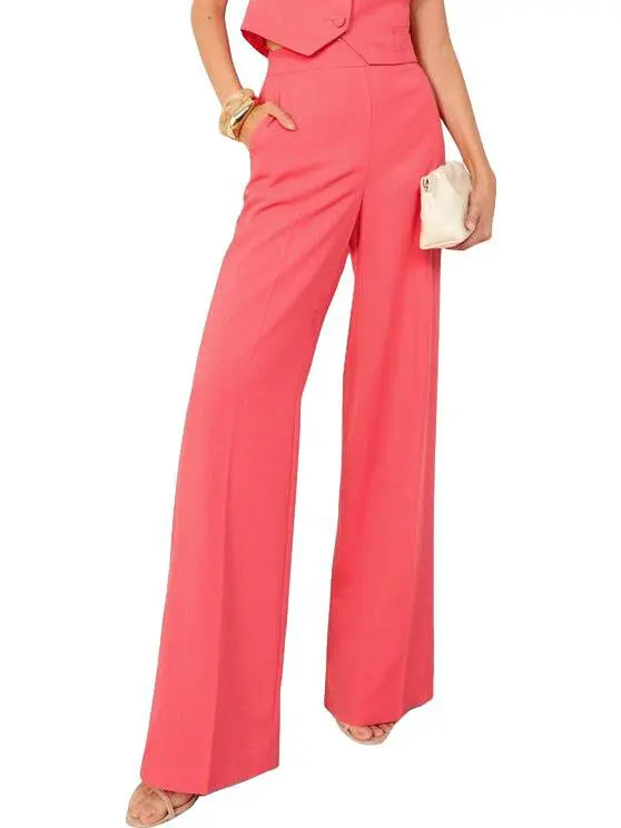 FRIENDS LIKE THESE Wide Leg Pants - Pink