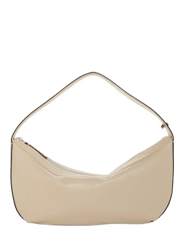 Staud Demy Leather Shoulder Bag - Cream