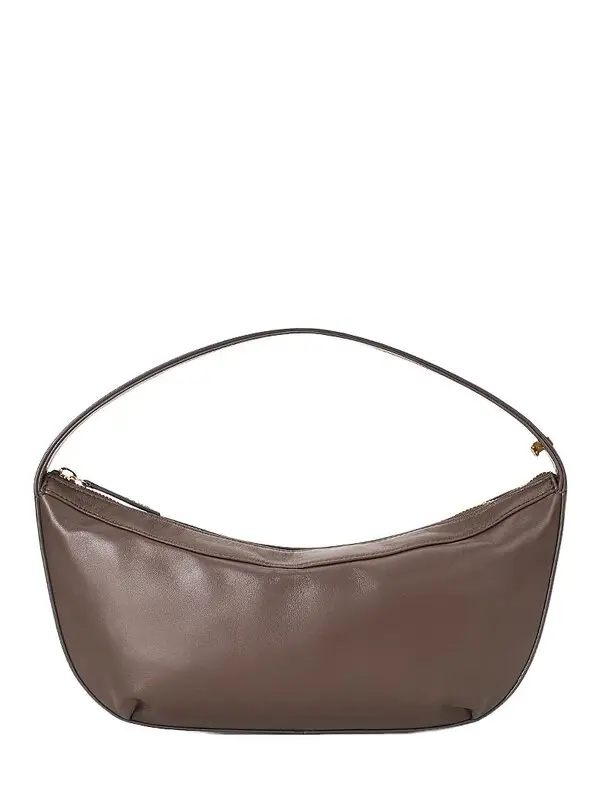 Staud Demy Leather Shoulder Bag - Espresso