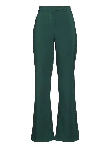 CROCHÈ Flared Twill Pants - Green