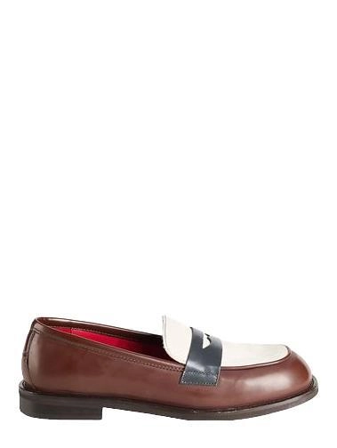 Max & Co. Uma Leather Loafers - Brown