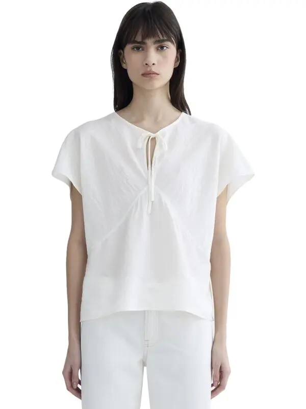 Everlane Keyhole Top - Bone