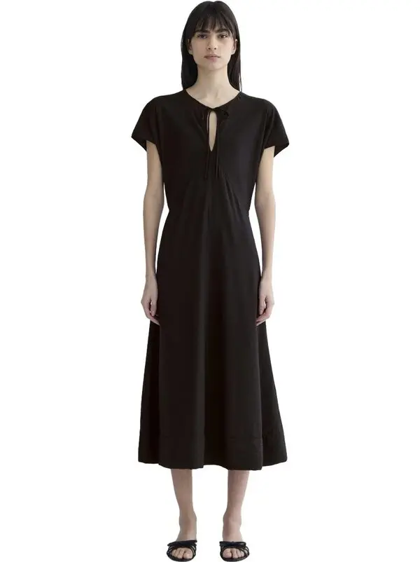 Everlane Keyhole Midi Dress - Black