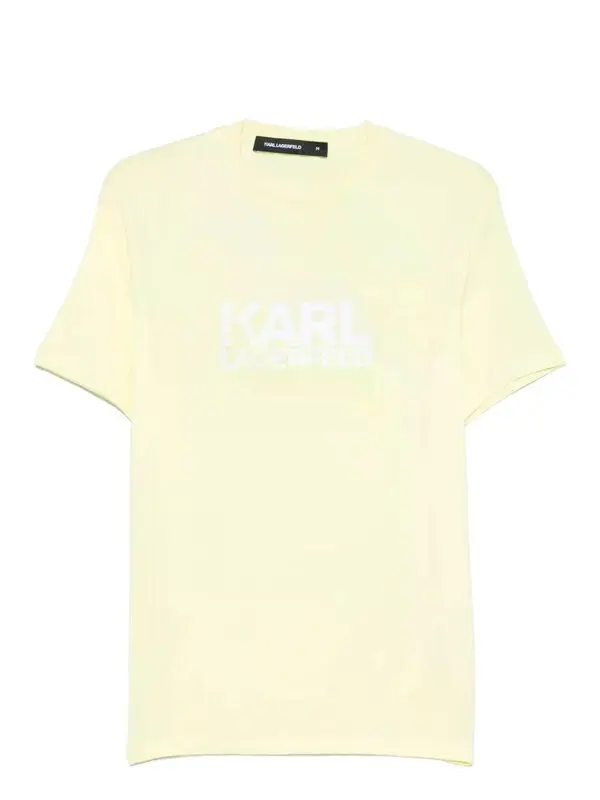 Karl Lagerfeld Logo-print T-shirt - Yellow