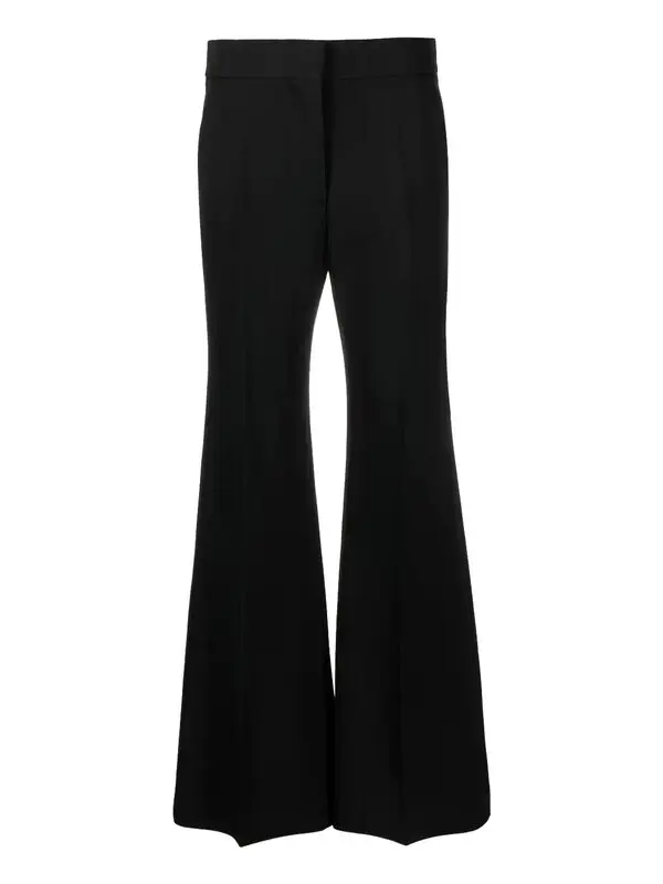 Givenchy Flared-leg Wool Trousers - Black