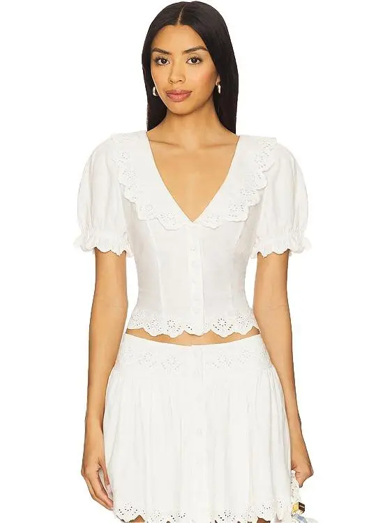 Majorelle Bernadetta Top - Ivory