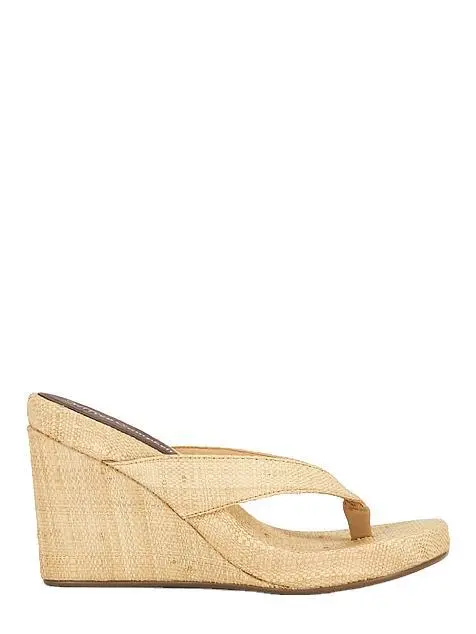 Jeffrey Campbell Liezel Wedge Sandal - Natural Raffia