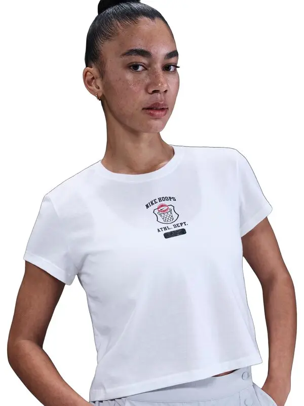 Nike Club Cropped T-shirt - White