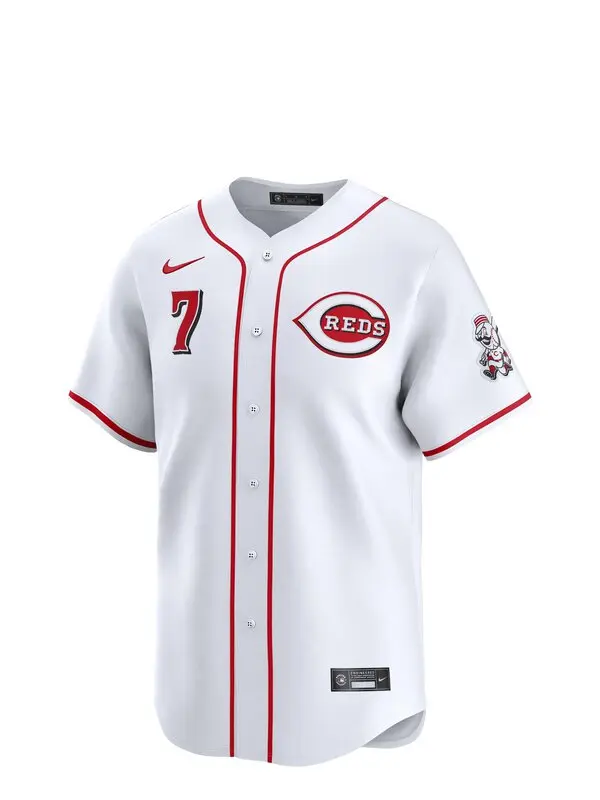 Nike Spencer Steer Cincinnati Reds Dri-fit Adv Mlb Limited Jersey - White