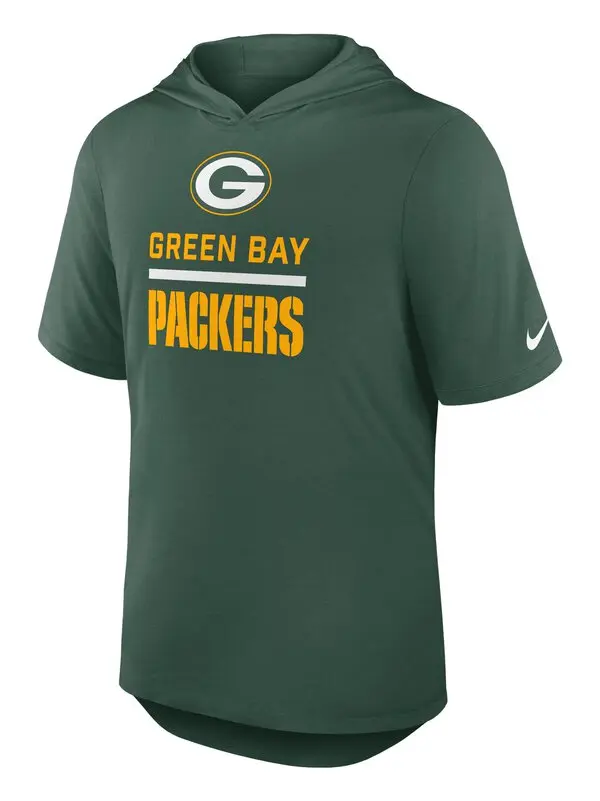 Nike Bay Packers Dri-fit Nfl Hooded T-shirt - Green