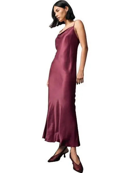 NEXT Satin Maxi Slipdress - Red