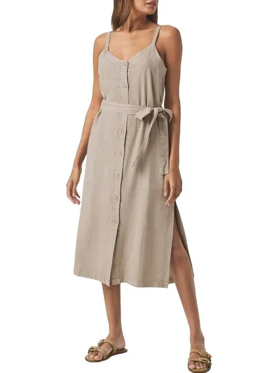 Splendid Amanda Sleeveless A-line Dress - Fawn