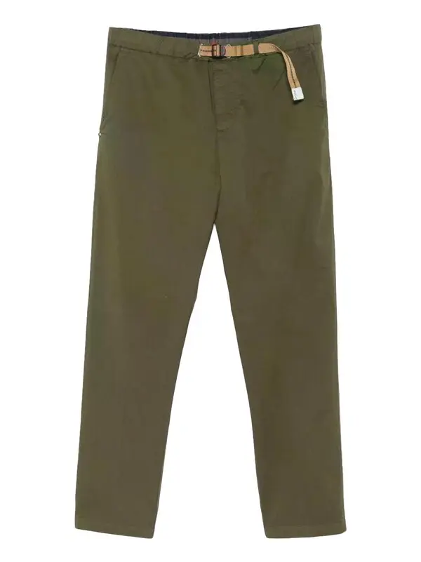 WHITE SAND Tapered Trousers - Green