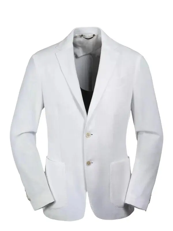 MOORER Single-breasted Blazer - White